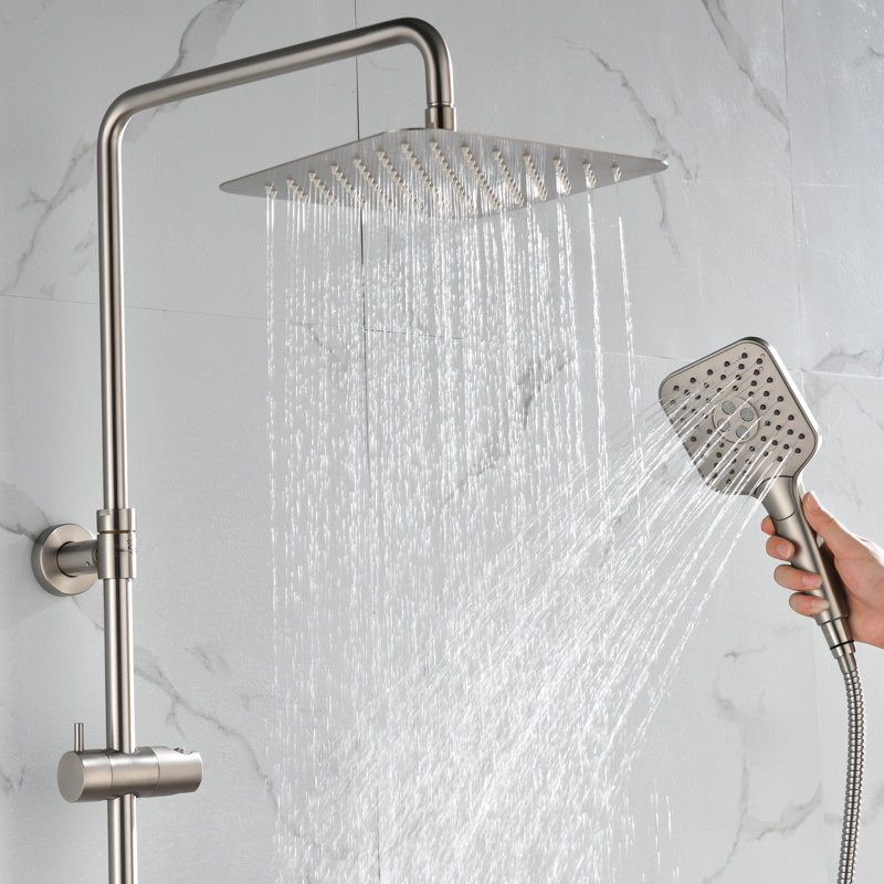 XIZZI Bathroom Complete Shower System & Reviews | Wayfair