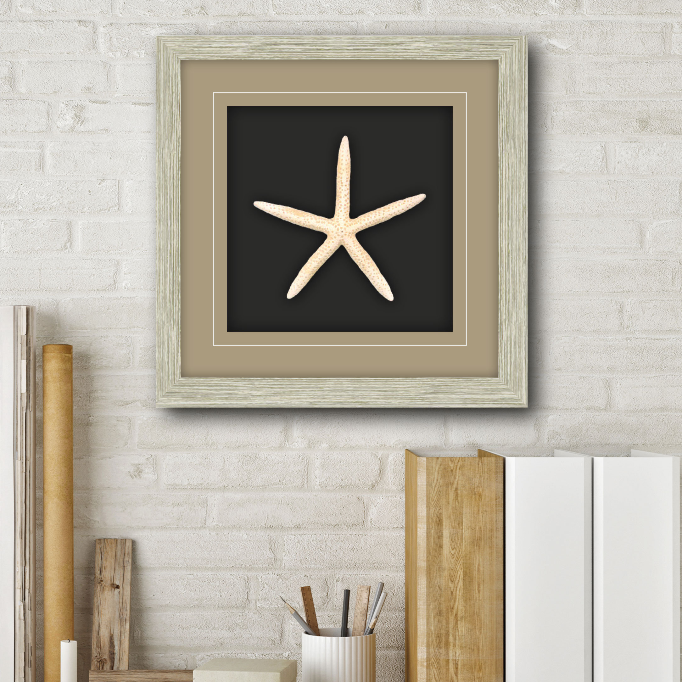 East Urban Home Sea Star Framed Wall Decor & Reviews | Wayfair