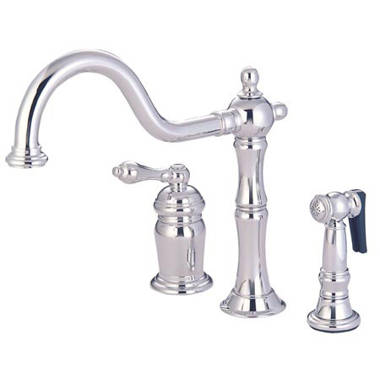 Elements Of Design American Kitchen Faucet with Side Spray | Wayfair