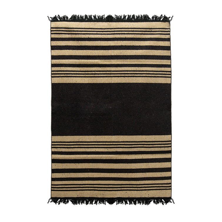 Brambly Cottage Kalin Flatweave Brown Rug | Wayfair.co.uk