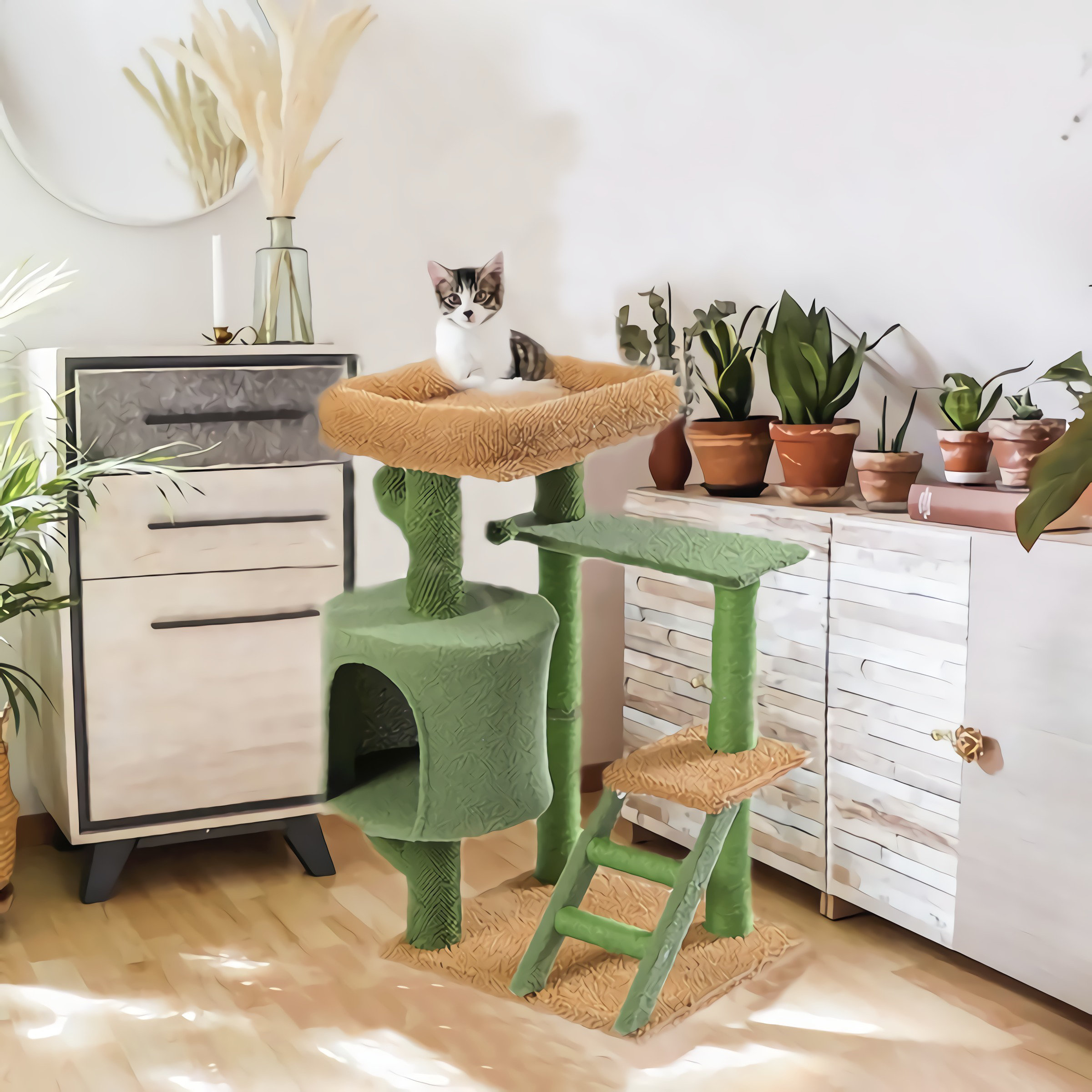 Tucker Murphy Pet™ 36" Burnace Oasis Cat Tree | Wayfair