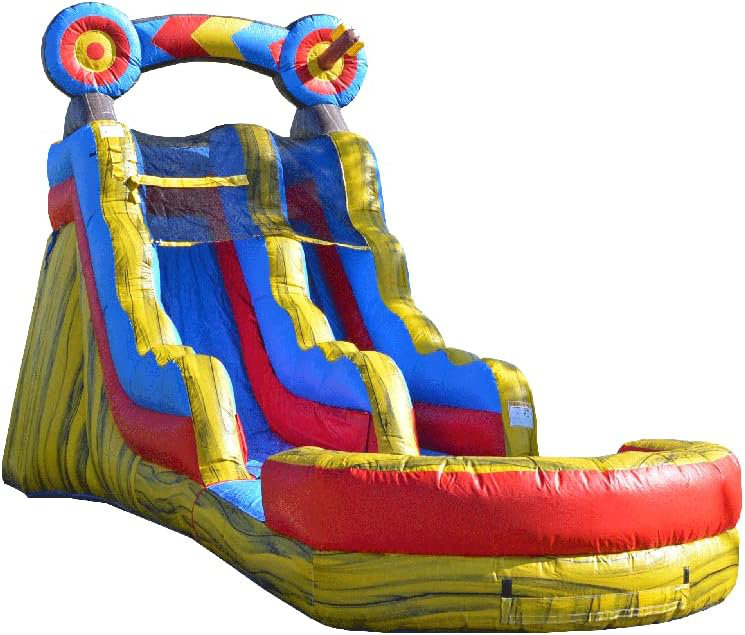Jumporange 15’ Ft Target Water Slide Commercial Grade Inflatable With ...
