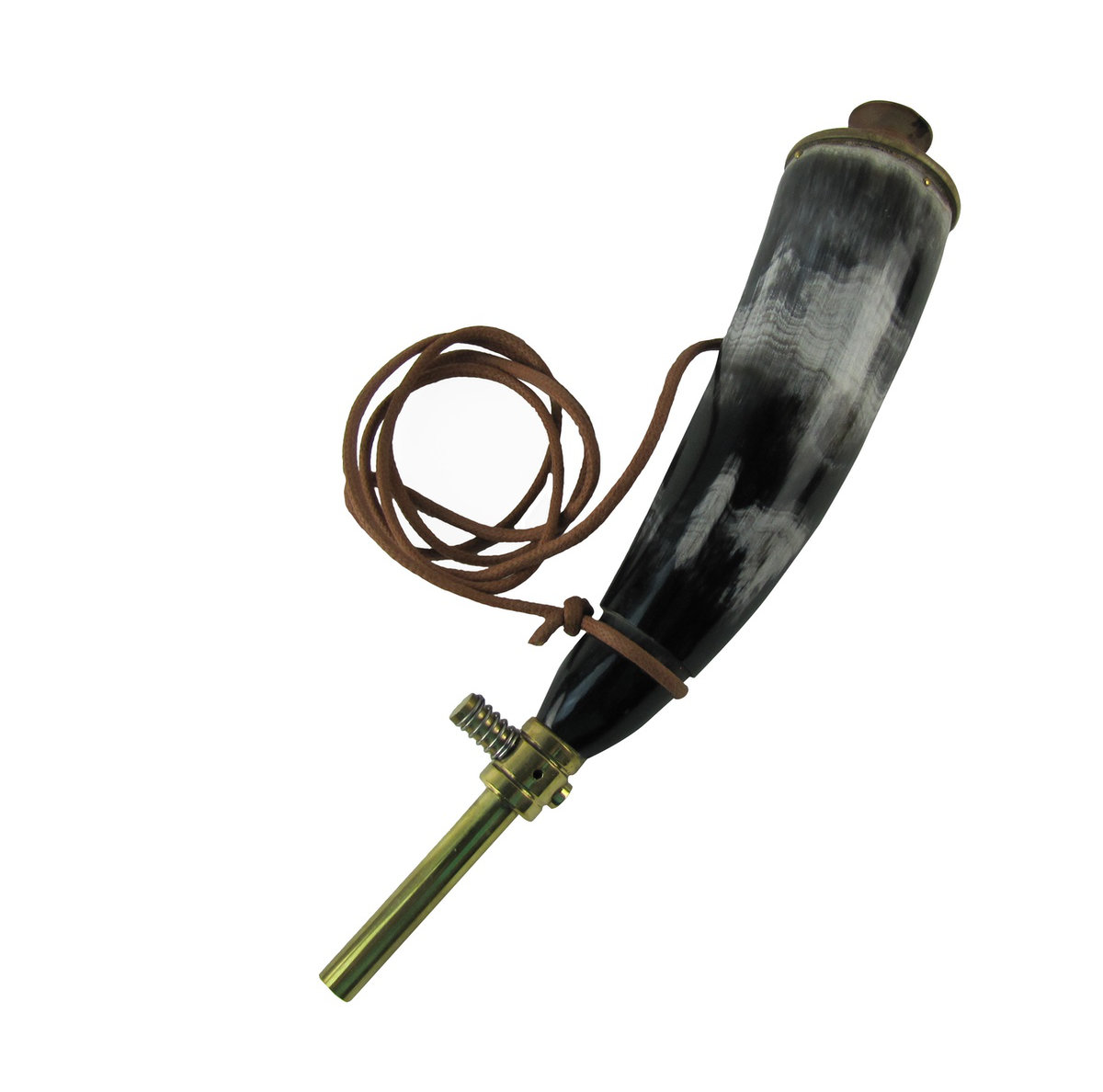 Millwood Pines Spout Muzzleloader Buffalo Gun Powder Horn Cabin Wall ...