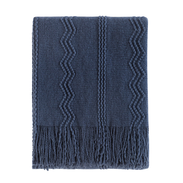 Dusty-blue-throw | Wayfair