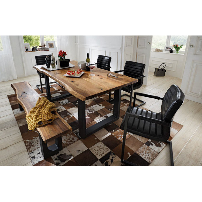 Union Rustic Lemay Iron Dining Table & Reviews | Wayfair