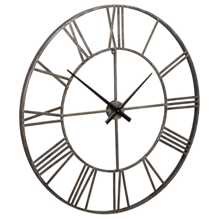 Sand & Stable Hartley Metal Wall Clock & Reviews | Wayfair