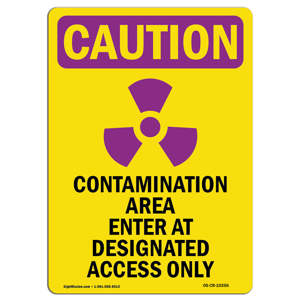 SignMission Contaminated Area Sign | Wayfair