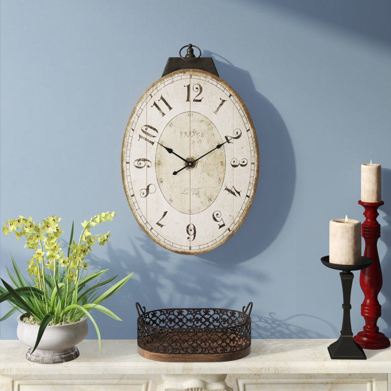 Charlton Home® Trappe Wall Clock & Reviews | Wayfair