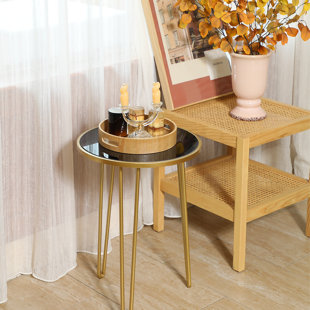 Wayfair | Gold Round End & Side Tables You'll Love in 2023