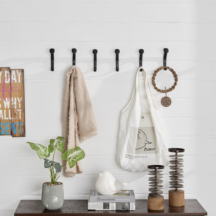 The Twillery Co.® Conkling Metal 6 - Hook Wall Hook & Reviews | Wayfair