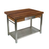 John Boos Cucina Grande Prep Table with Butcher Block Top & Reviews ...