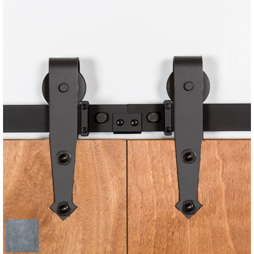 Leatherneck Hardware Standard Double Barn Door Hardware Kit | Wayfair