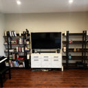 17 Stories Gillenwater 71.65'' H x 47.42'' W Steel Etagere Bookcase ...