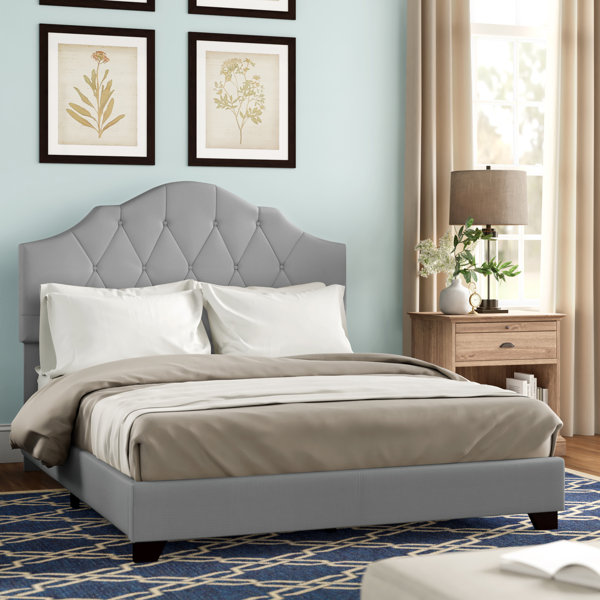 Tufted-upholstered-king-bed | Wayfair