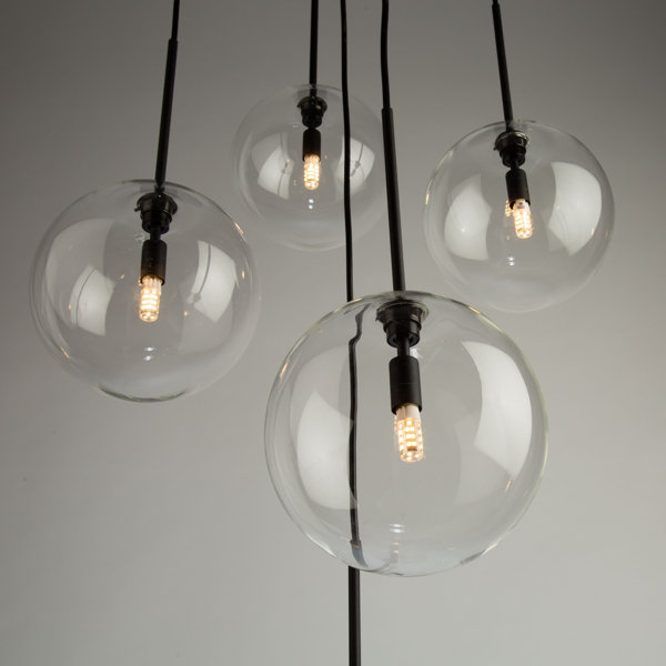 Latitude Run® Pinpoint 5 Light Pendant Black | Wayfair