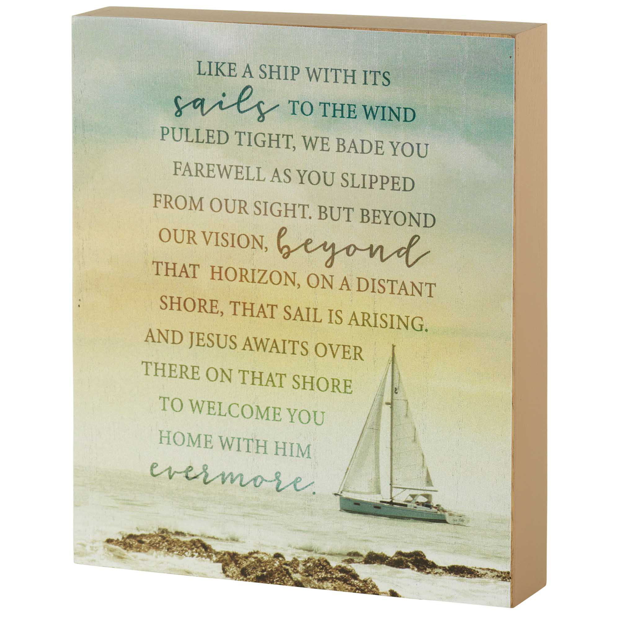 Trinx We Bade Farewell Decorative Plaque | Wayfair