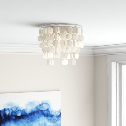 Mistana™ Icarus Shell Flush Mount & Reviews | Wayfair