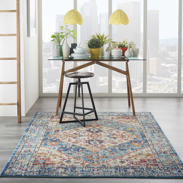Blue Elephant Light Blue Rug & Reviews | Wayfair.co.uk