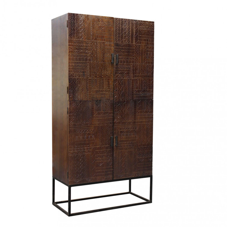 Ebern Designs Jahcure 96Cm Wide Mango Solid Wood Highboard | Wayfair.co.uk