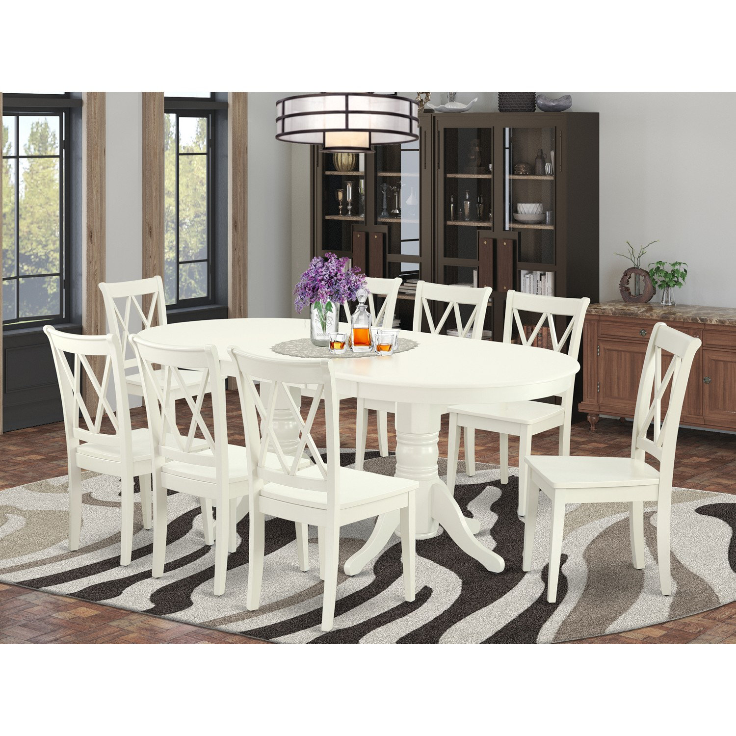 August Grove® Wooster Solid Wood Dining Set | Wayfair