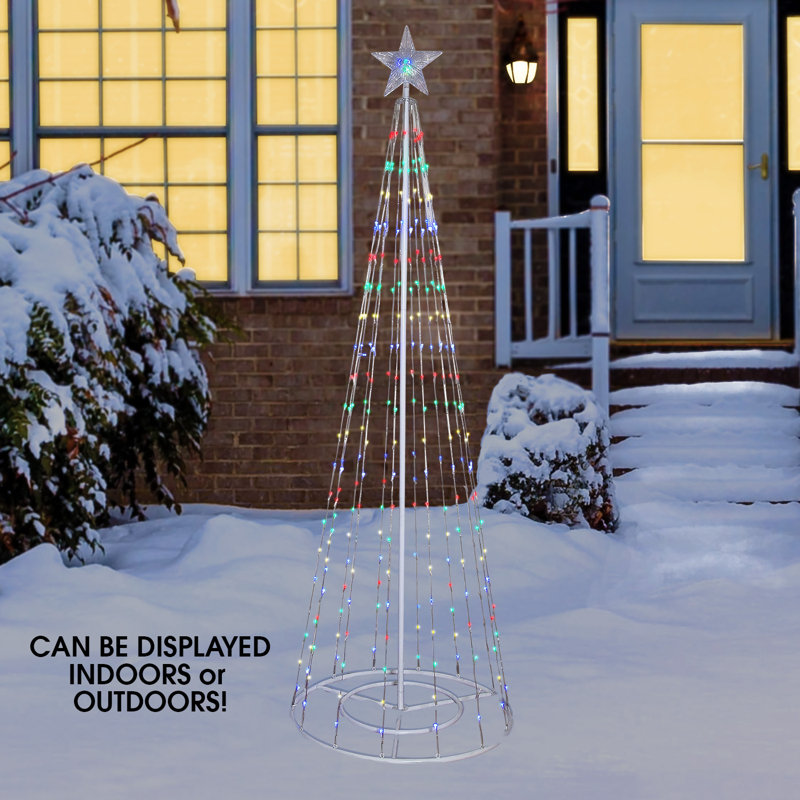 The Holiday Aisle® Christmas Tree Lighted Display & Reviews | Wayfair