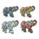 Latitude Vive Tove 4 Piece Magnetic Elephant Figurine Set | Wayfair.co.uk