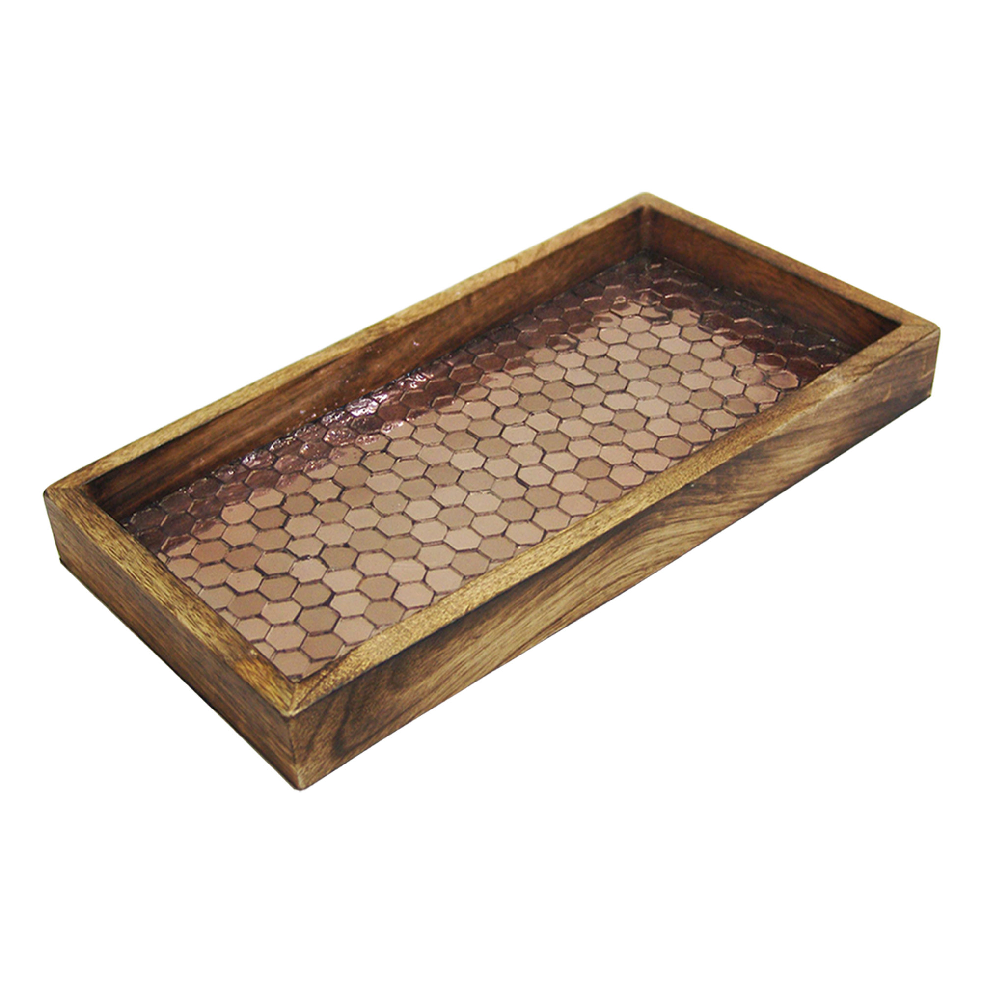 World Menagerie Jasinski Solid Wood Tray & Reviews | Wayfair