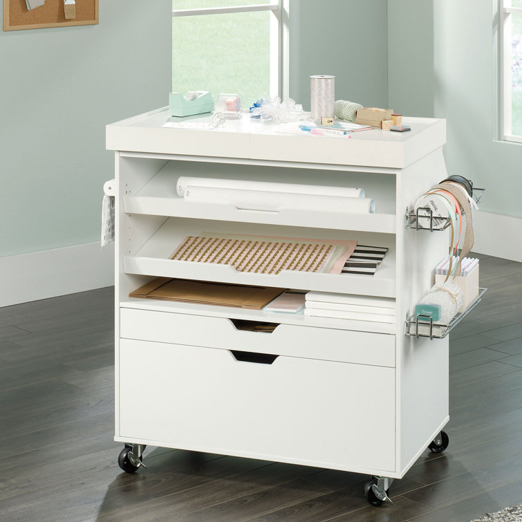 Ebern Designs Asraf 95Cm x 49Cm Plastic Crafting Storage Cabinet ...