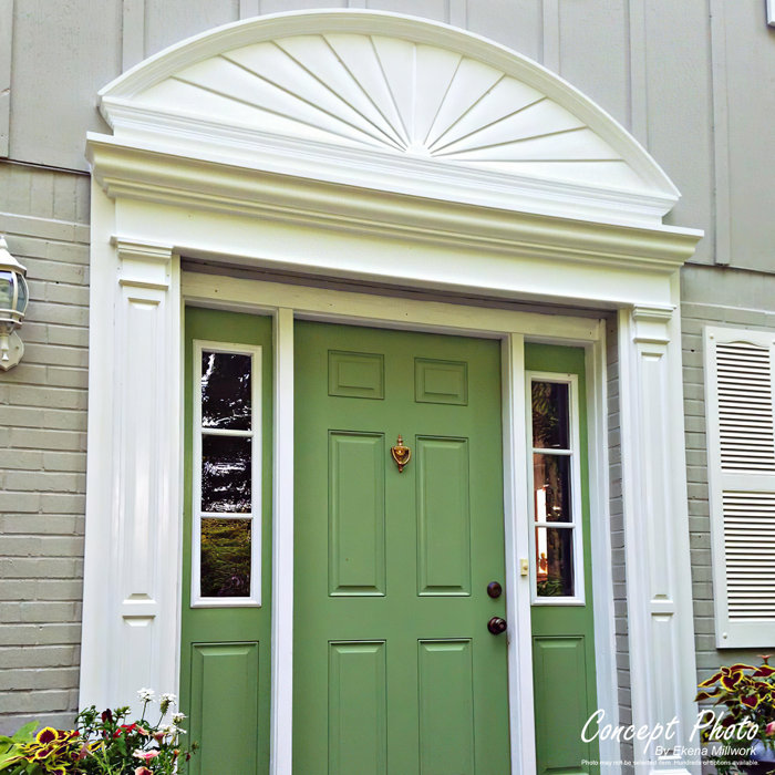 PCI Enterprises Arched Architectural Grade PVC Pediment | Wayfair