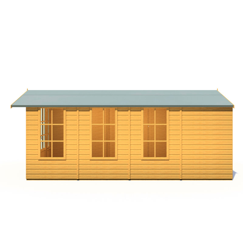 Shire Sheds Delmora 8 Ft x 16 Ft Summerhouse | Wayfair.co.uk
