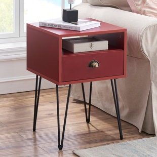 Red Bedside Tables You'll Love | Wayfair.co.uk