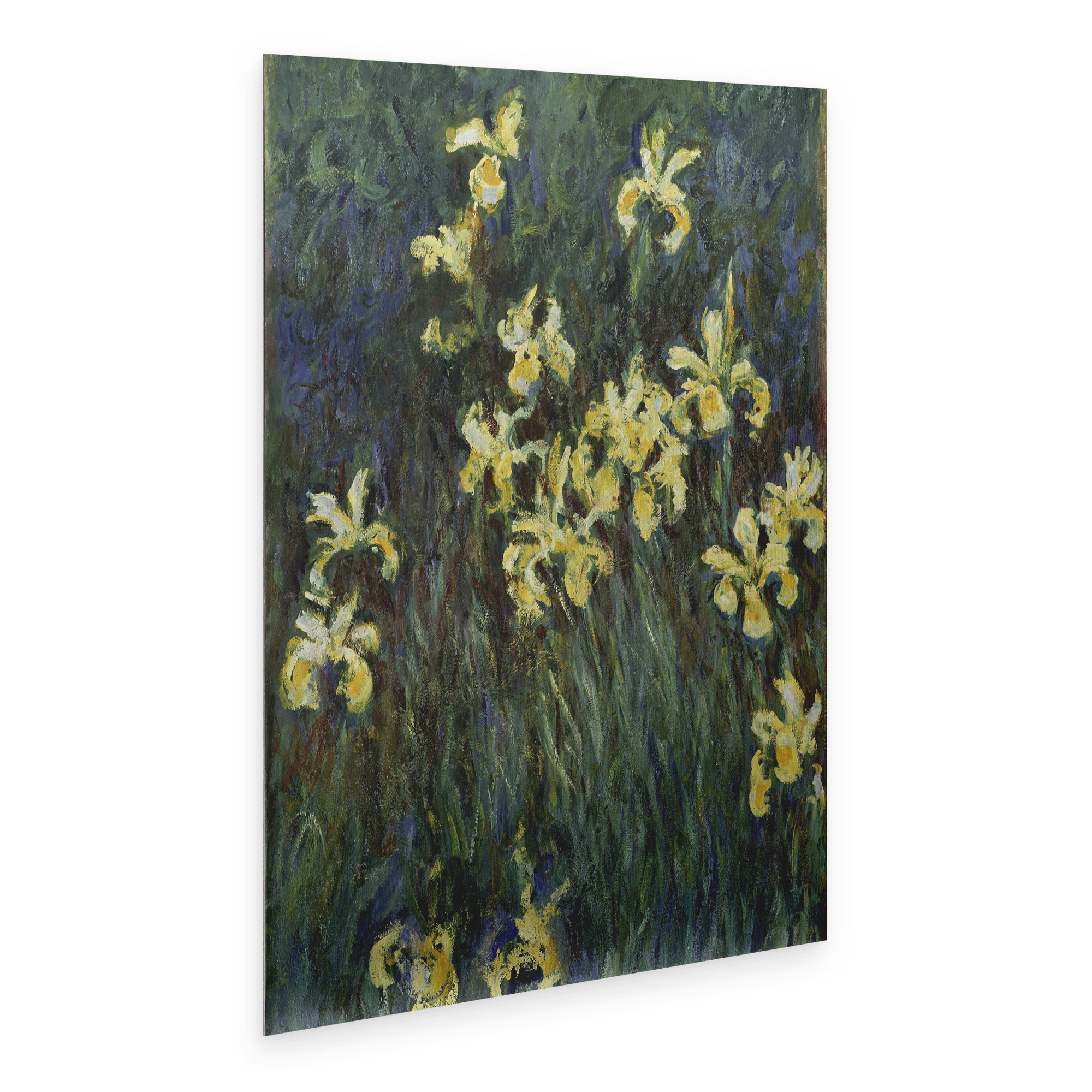 Vault W Artwork The Yellow Irises by Claude Monet - Unframed Graphic ...