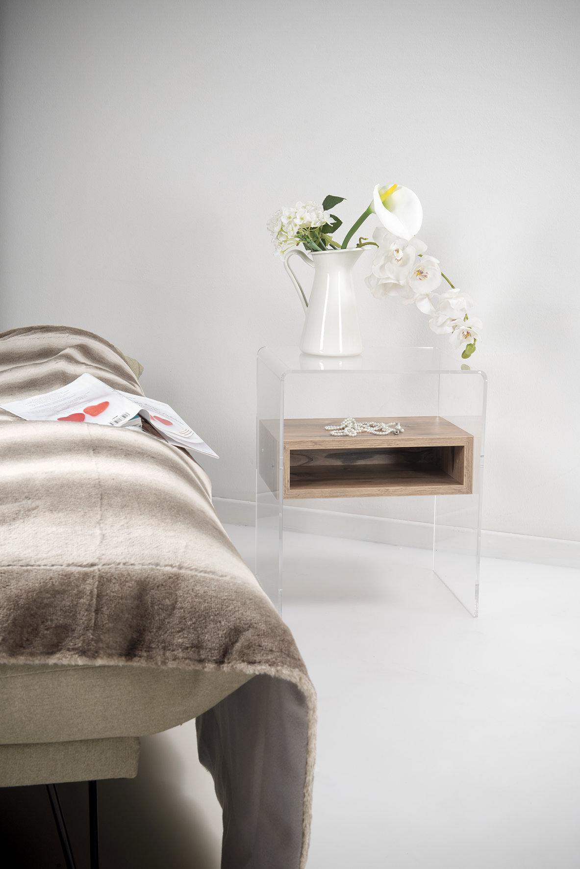 Metro Lane Wilhelmine Plastic Bedside Table | Wayfair.co.uk