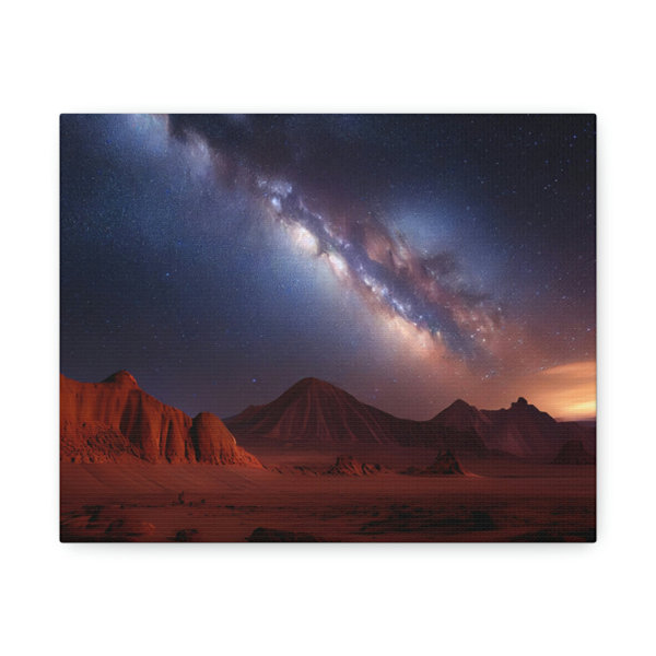 Marick Booster Milky Galaxy - Wrapped Canvas Rectangle Illustration ...