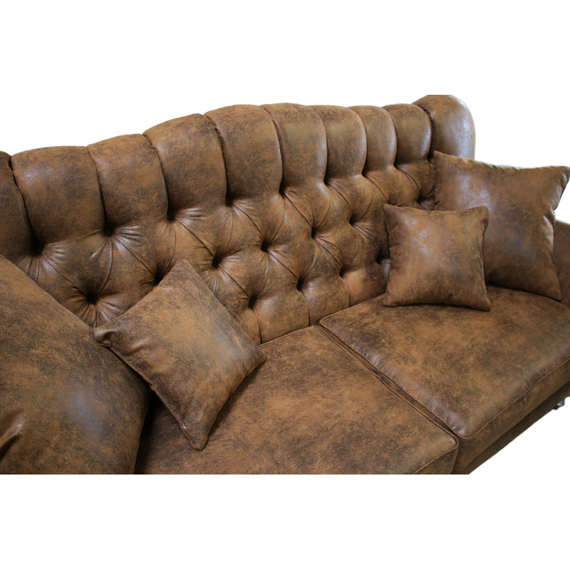 Williston Forge Shepha 2 Seater Chesterfield Sofa | Wayfair.co.uk