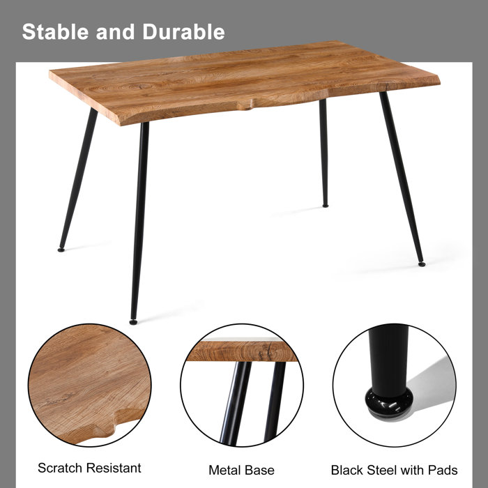 NORDICANA 47.24'' Dining Table | Wayfair