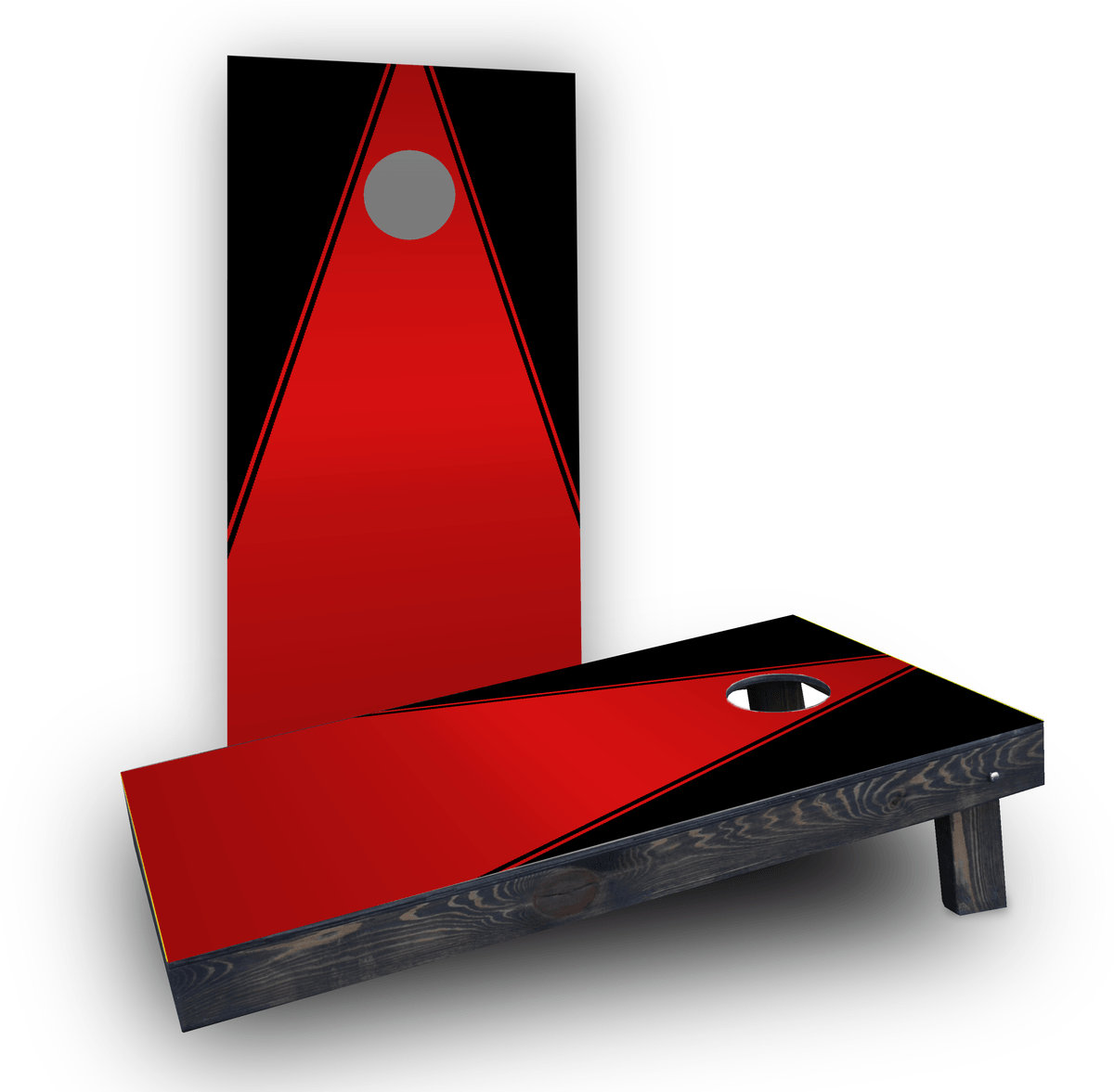 Custom Cornhole Boards Triangles Cornhole Game Set | Wayfair