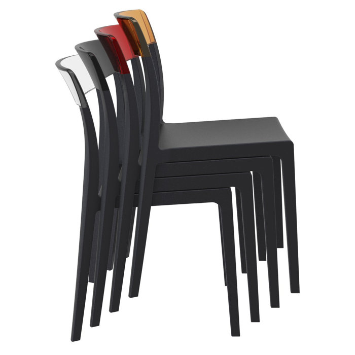 Latitude Run® Kliebert Outdoor Stackable Dining Side Chair & Reviews ...