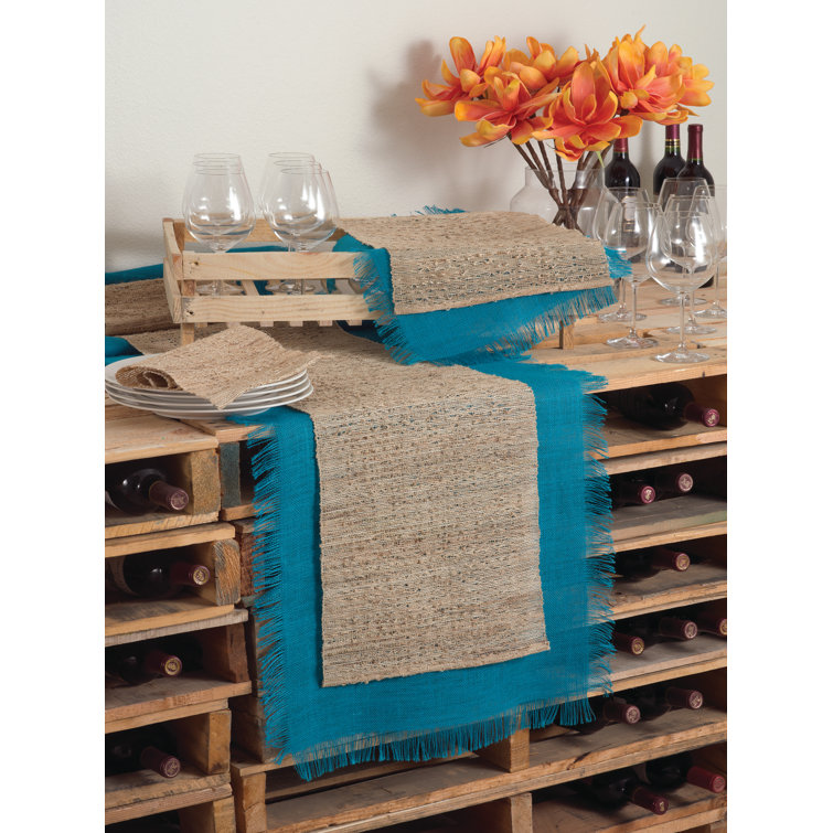 Highland Dunes Attridge Rectangle Ramie Table Runner & Reviews | Wayfair