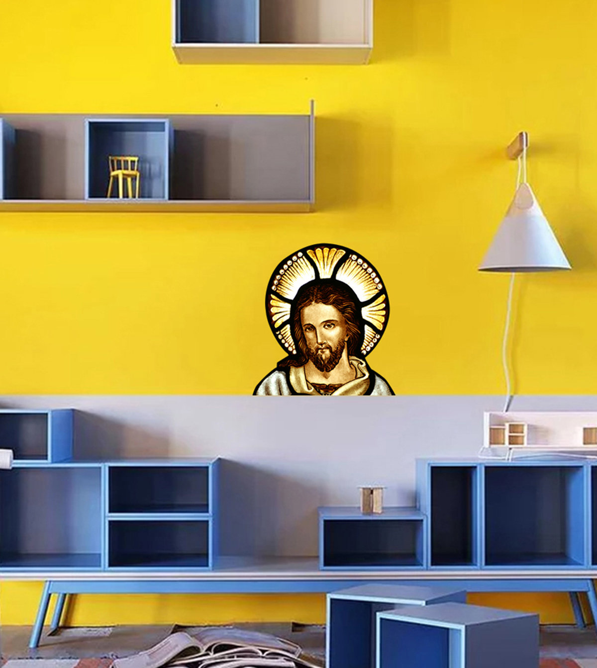 The Holiday Aisle® Jesus Wall Decal, Jesus Wall Sticker, Jesus Wall ...