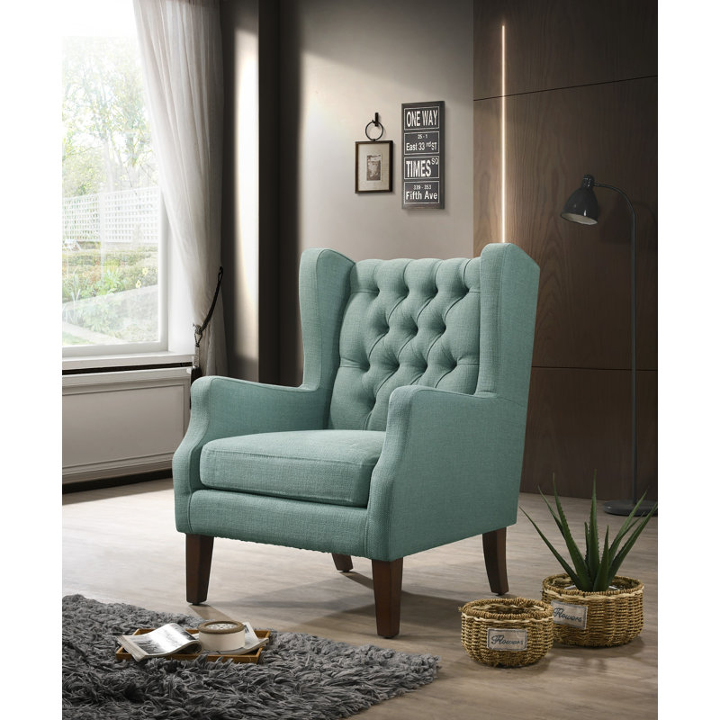 Lark Manor Upholstered Wingback Chair & Reviews | Wayfair