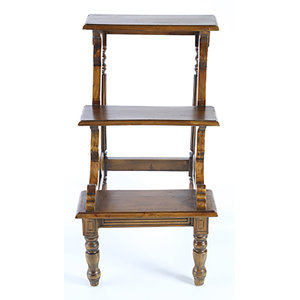 WFX Utility™ Library 3 Step Wood Step Stool & Reviews | Wayfair
