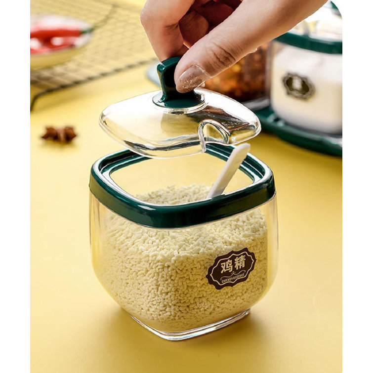 Latitude Run® Plastic Condiment Set of 4 Spice Jars | Wayfair