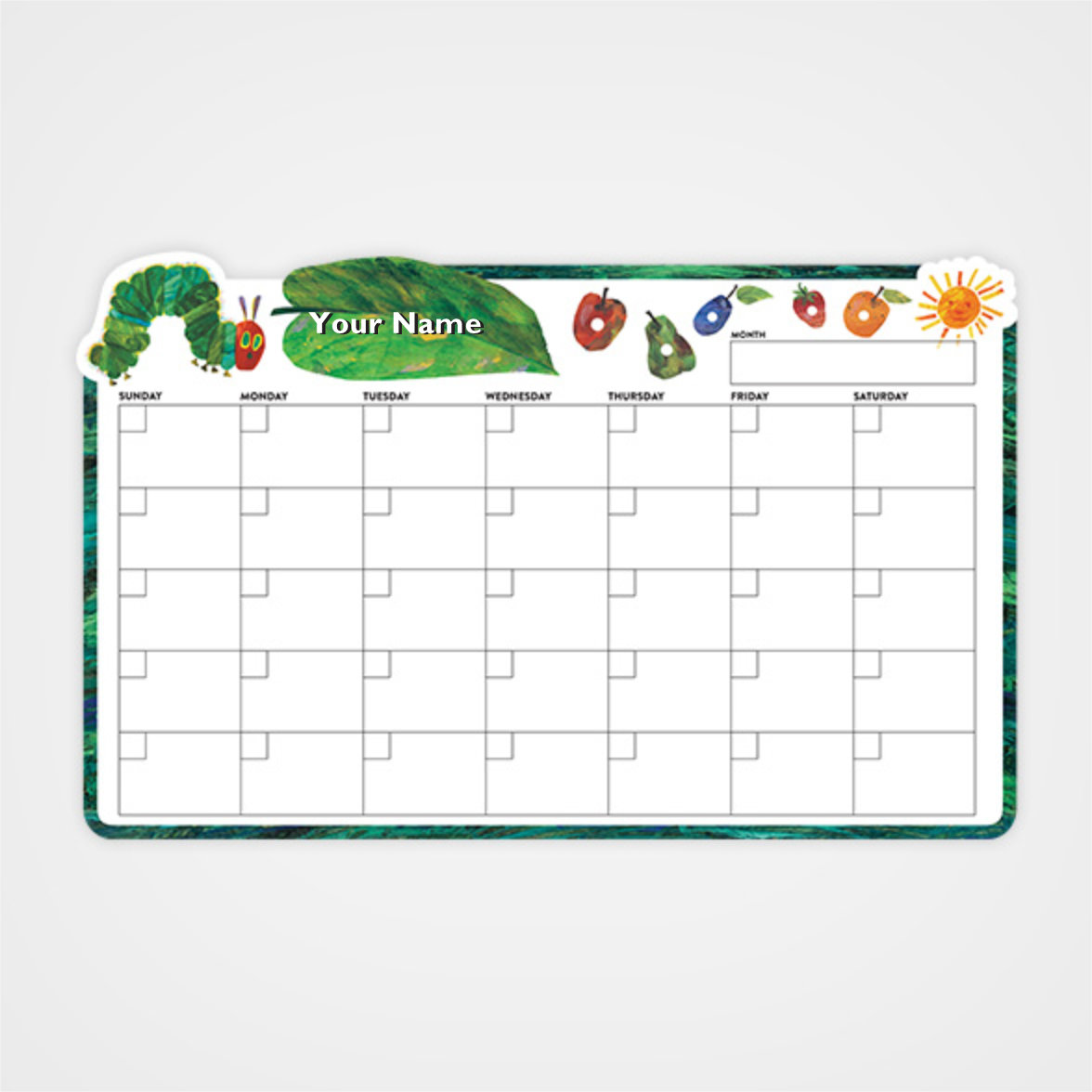 East Urban Home The Very Hungry Caterpillar Dry EraseCalendar and ...