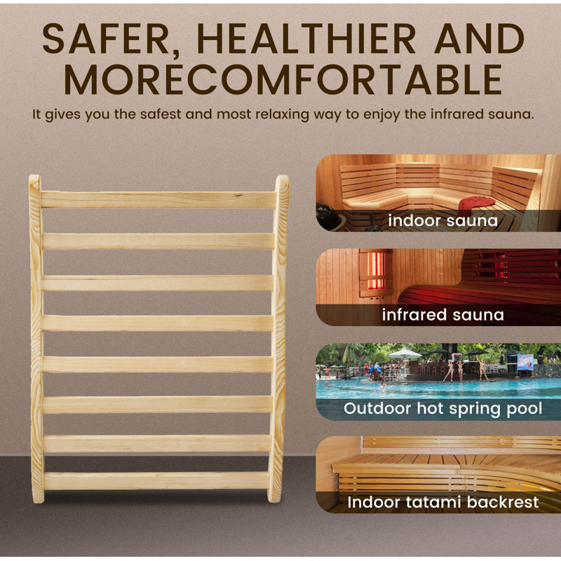 Novobey Sauna Backrest | Wayfair