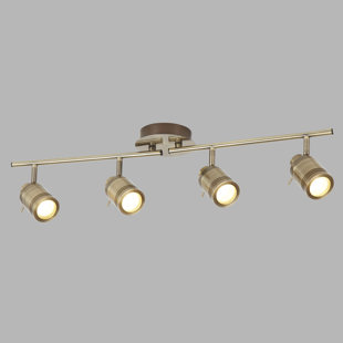 Antique Brass Track Lighting Kits You'll Love | Wayfair.co.uk