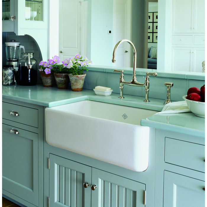 Shaws Original Single Bowl 30" L x 18" W Farmhouse Apron Kitchen Sink ...