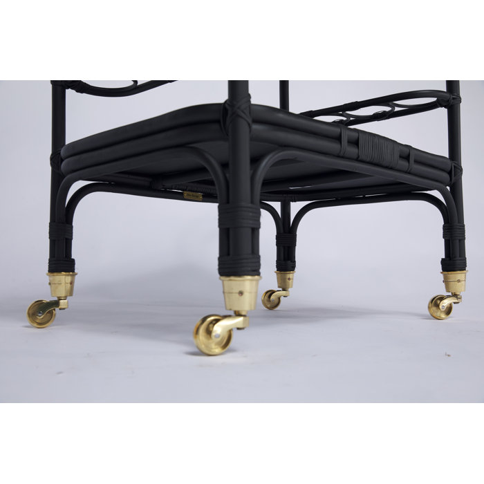Sika Design Carlo Rattan Bar Cart | Wayfair