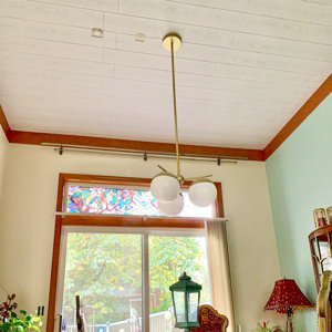 A La Maison Ceilings Foam Wood Glue-Up Ceiling Planks 39 in. x 6 in ...