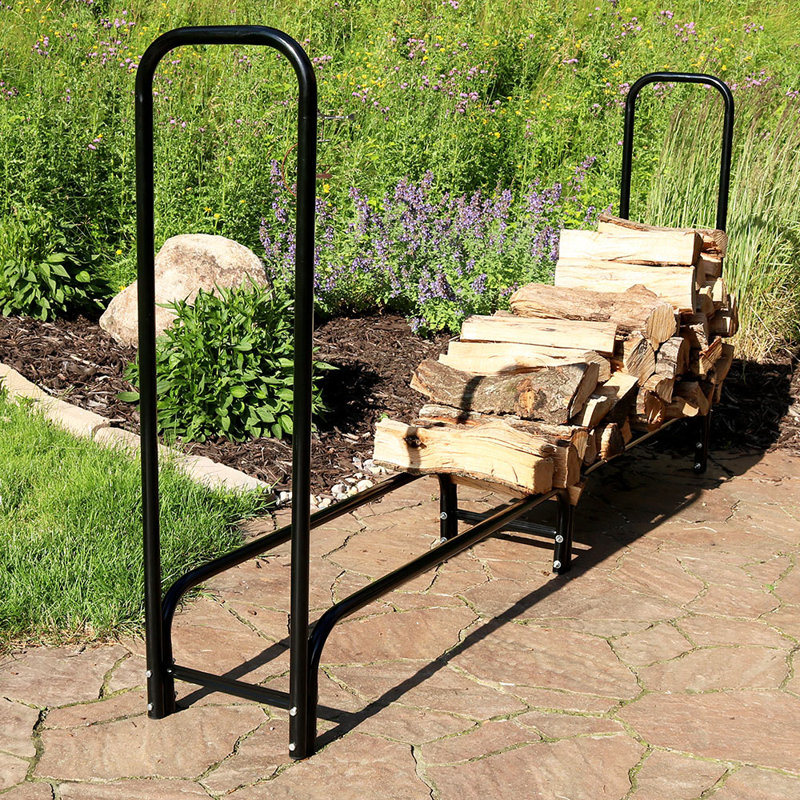 WFX Utility™ Boone 96'' W Metal Log Rack & Reviews | Wayfair